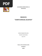 Proyecto Cohete de Agua | PDF | Motor de cohete | Botella