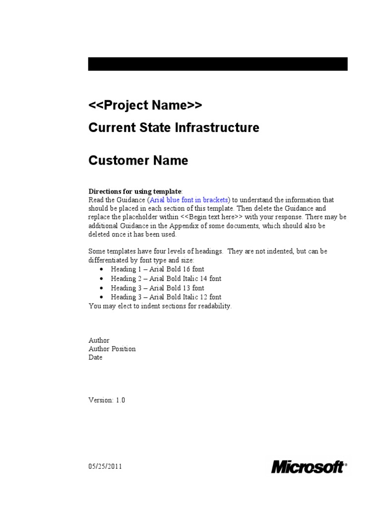 Current State Infrastructure Assessment | PDF | Arial | Computer Hardware
