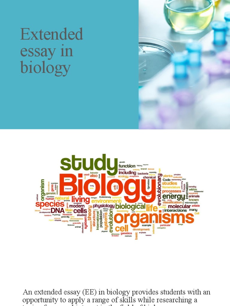 Extended Essay in Biology | PDF | Experiment | Essays
