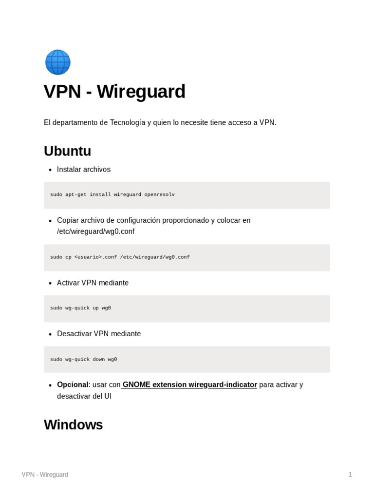 VPN - Wireguard | PDF