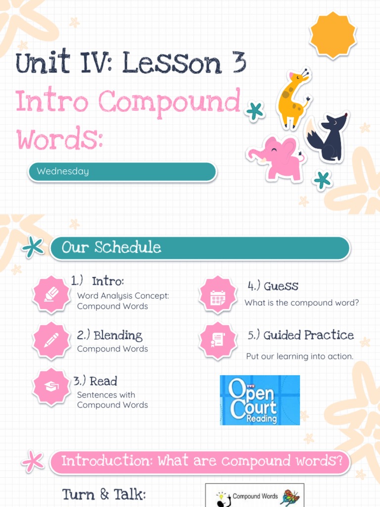 Compound Words Intro | PDF