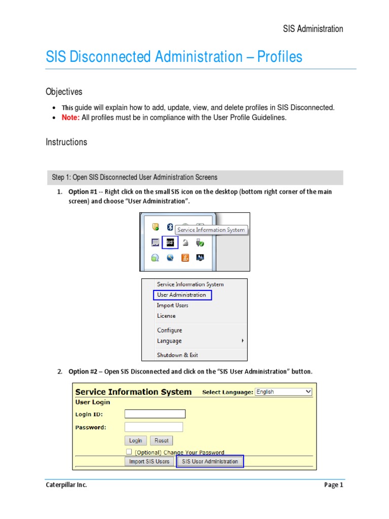 SIS Disconnected Profile Management Guide | PDF | Single Nucleotide ...