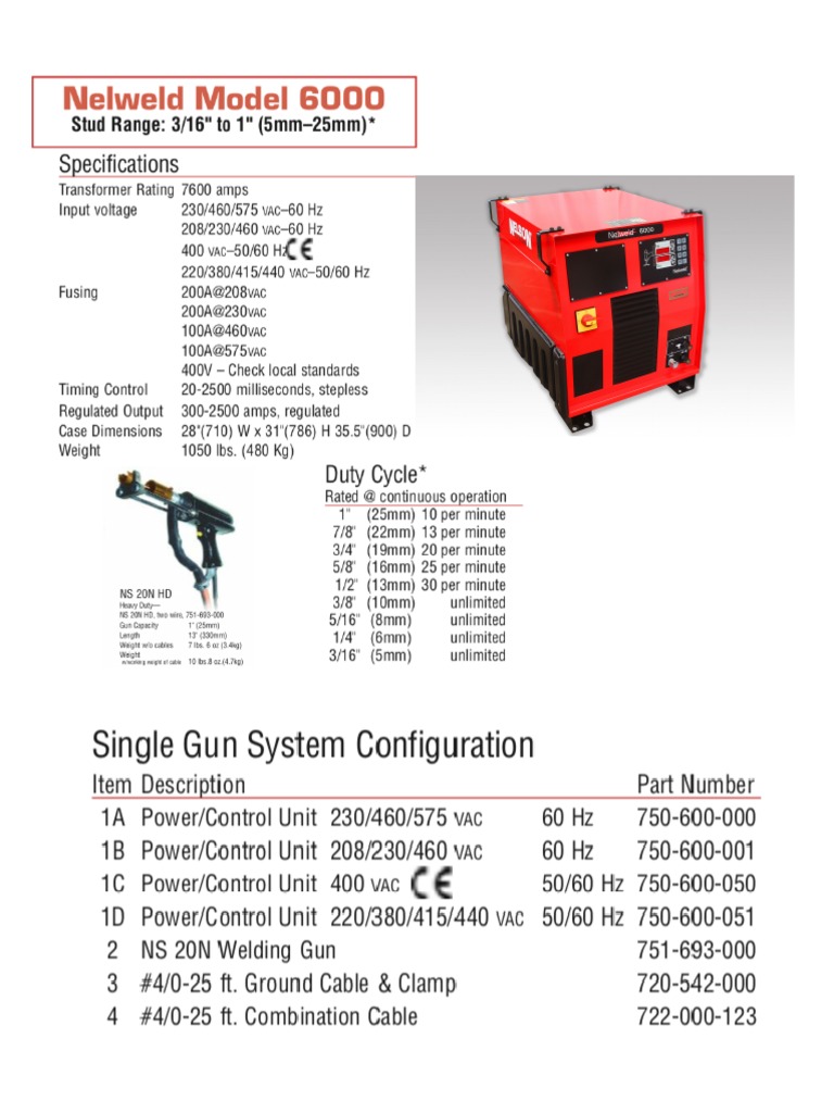 Nelweld 6000 HD1 | PDF