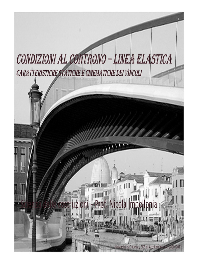 4.1 - Condizione Al Contorno Linea Elastica | PDF