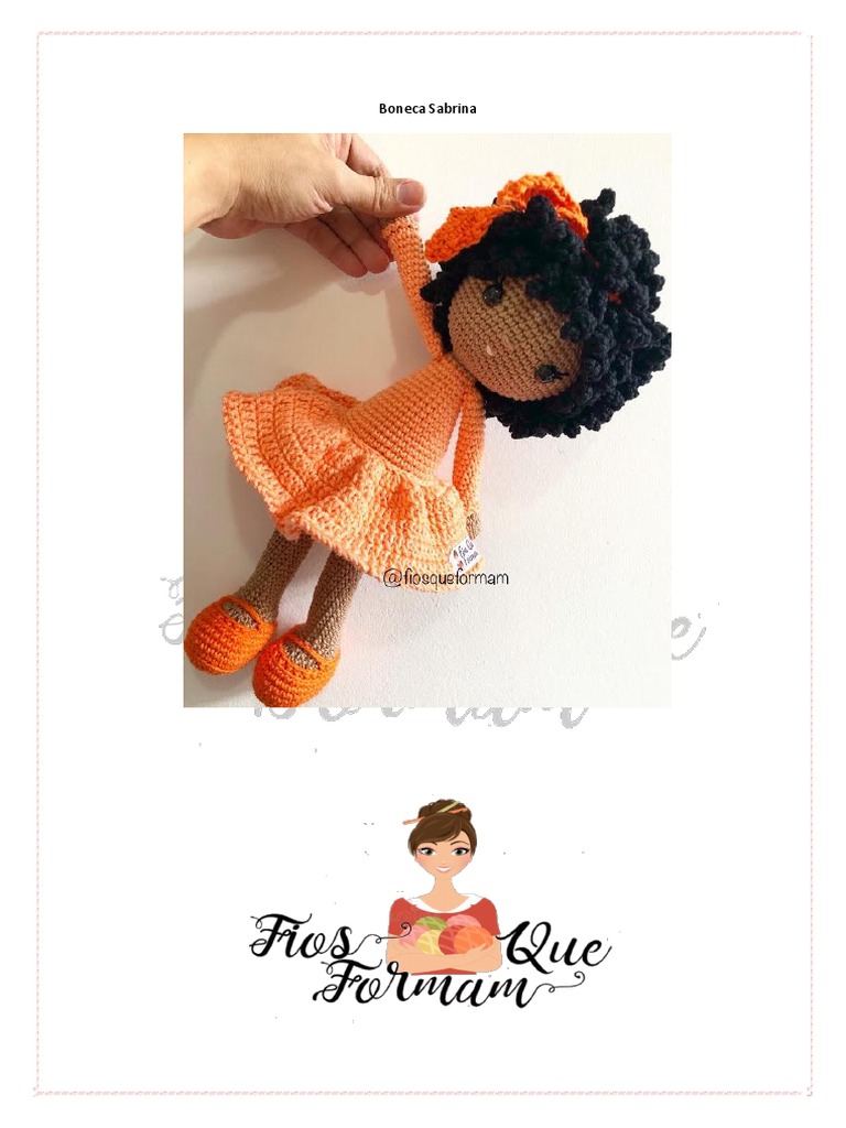 Boneca Sabrina Amigurumi | PDF | Crochê