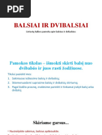 Nosiniu Raidziu Rasymas Zodziu Saknyje - Taisykles - Pask. | PDF