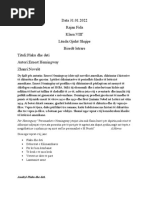 BISEDE LETRARE": PLaku Dhe Deti Klasa 9 | PDF