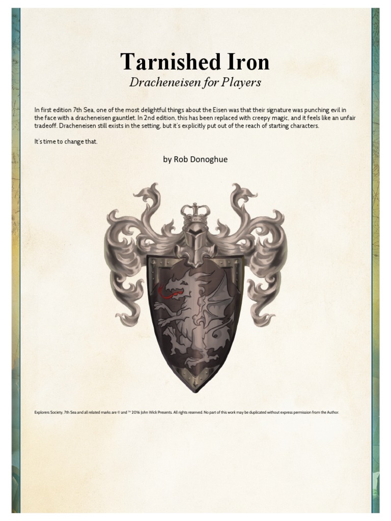Tarnished Iron | PDF