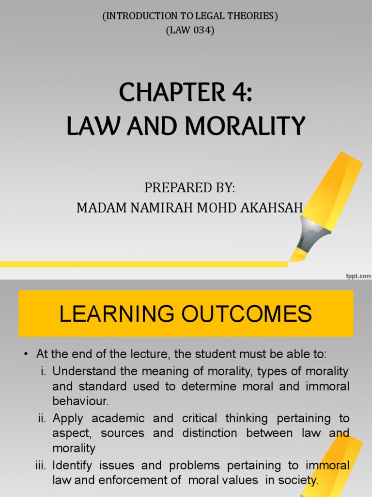 Law034 Chap 4 Part1 | Download Free PDF | Morality | Value (Ethics)