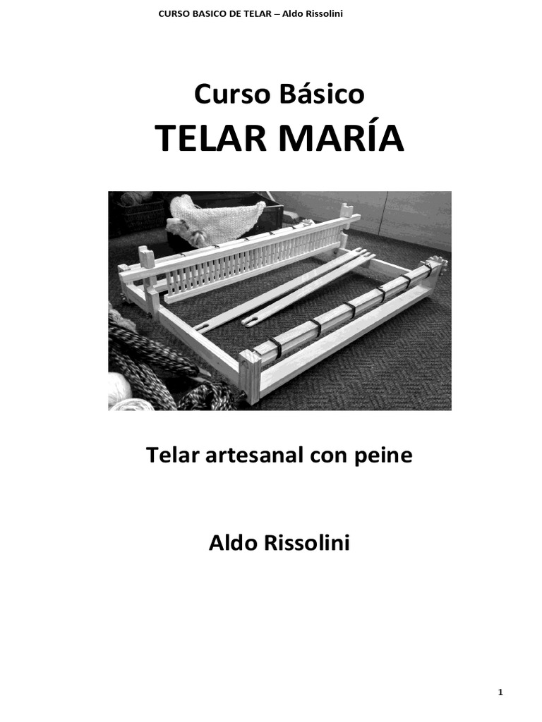 1 BASICO de Telar Maria | PDF | Telar | Textiles