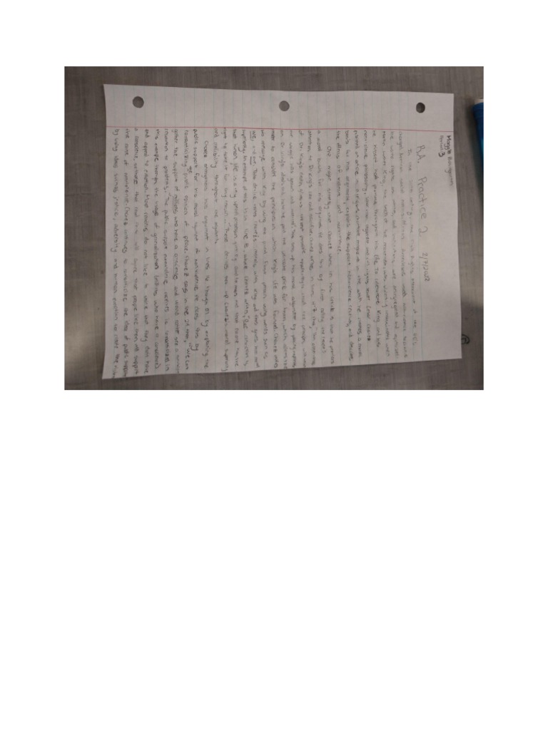 Rhetorical Analysis Practice 2 | PDF