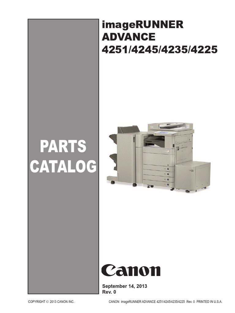 Ir Adv 4251 - 4245 - 4235 - 4225 Parts 13 | PDF | Manufactured Goods ...