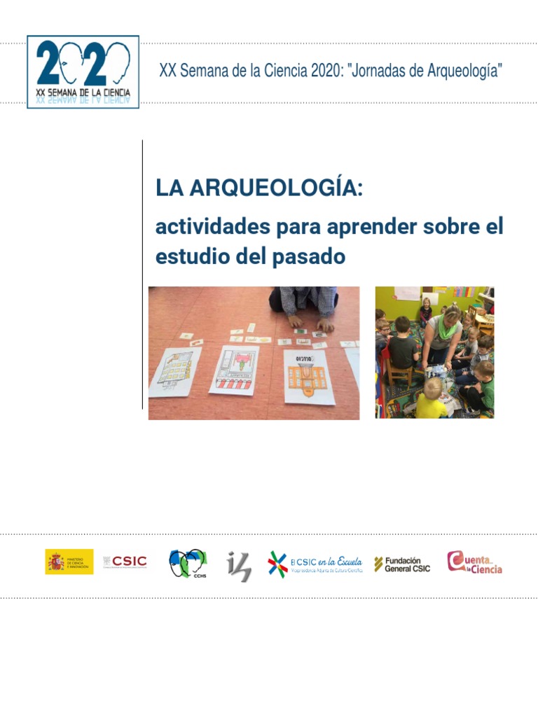 Dossier Cuaderno Arqueologia Semana de La Ciencia 2020 | PDF ...