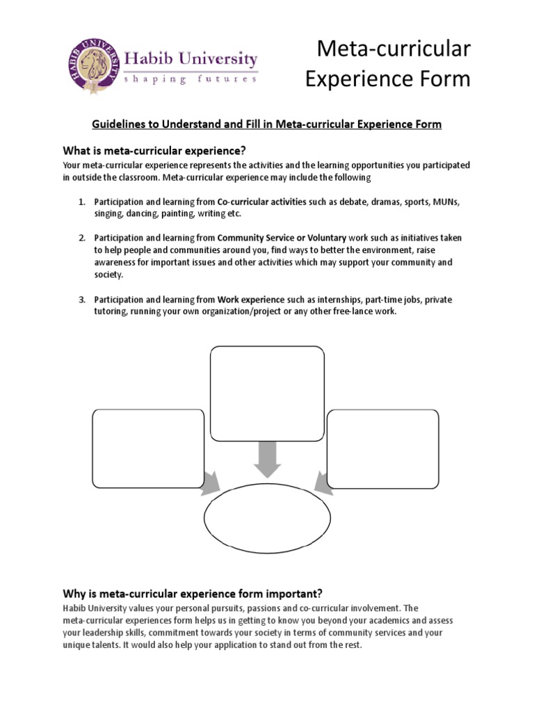 Sample ECA Form | PDF | Experience | Internship