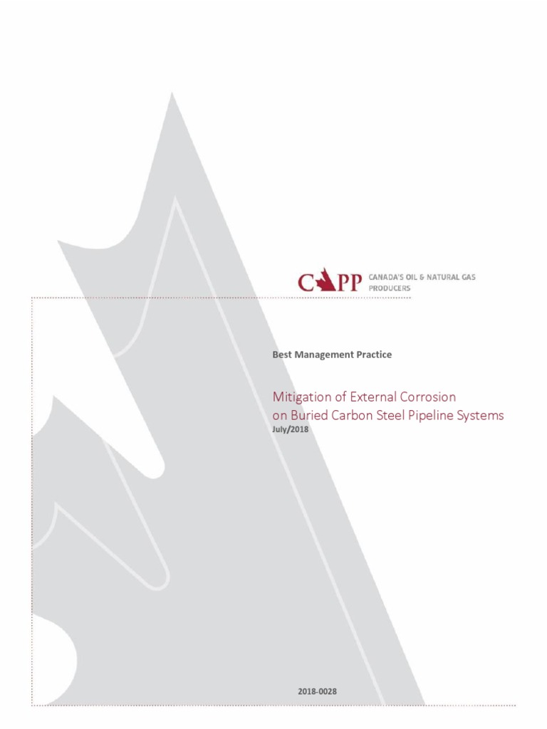 Mitigation of External Corrosion | PDF | Corrosion | Pipeline Transport