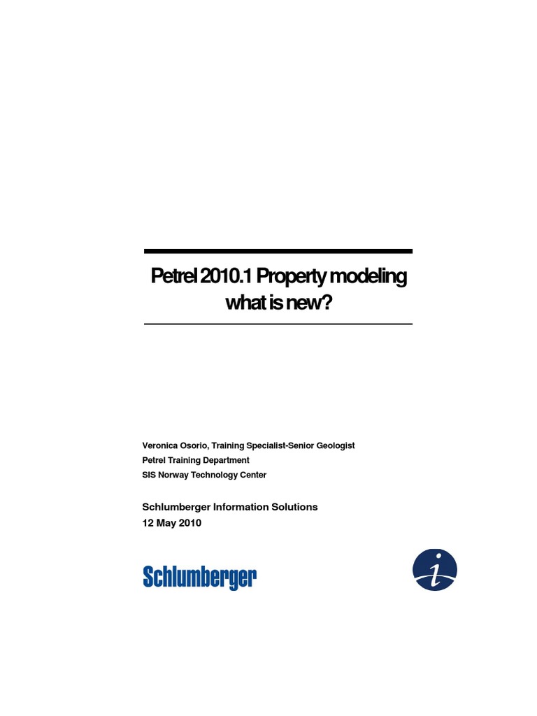 Petrel 2010.1 Property Modeling Overview | PDF | 3 D Computer Graphics ...