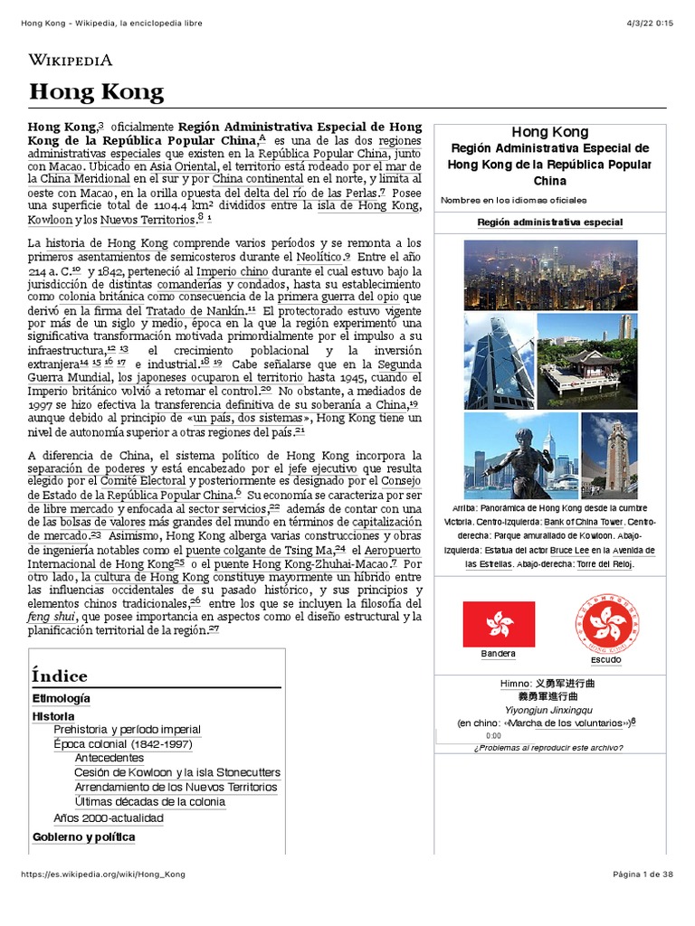 Hong Kong | PDF | Hong Kong | China