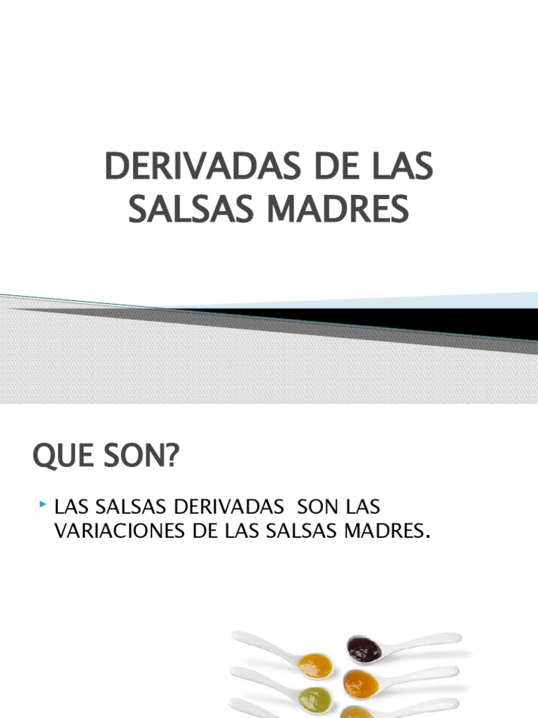 Derivadas de Las Salsas Madres | PDF | Mayonesa | Vinagreta