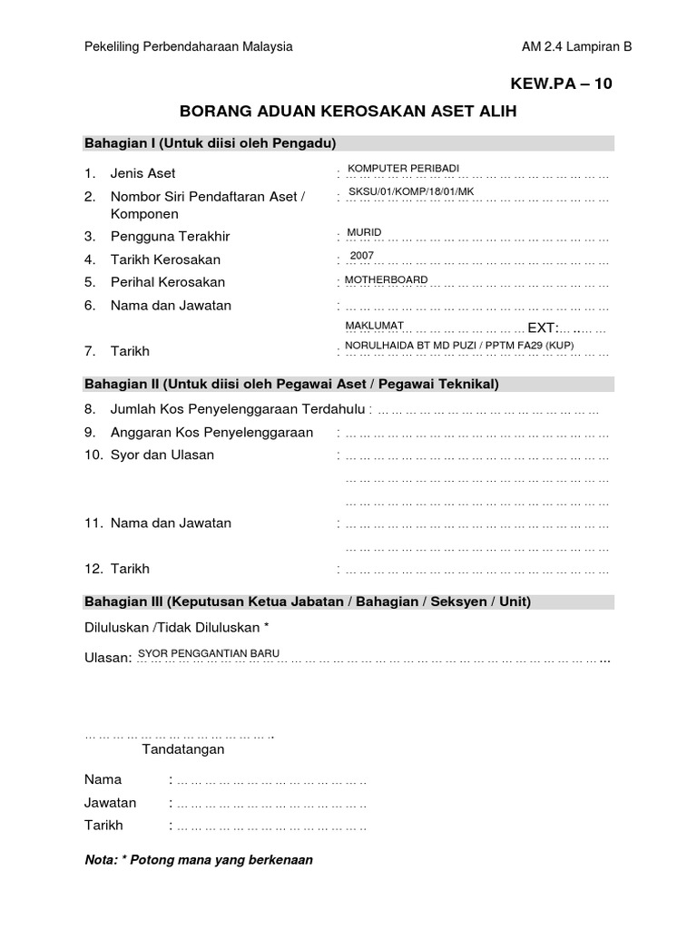 Kew Pa 10 | PDF