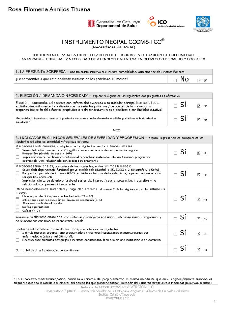 Escala de Necpal | PDF | Insuficiencia cardíaca | Epidemiología