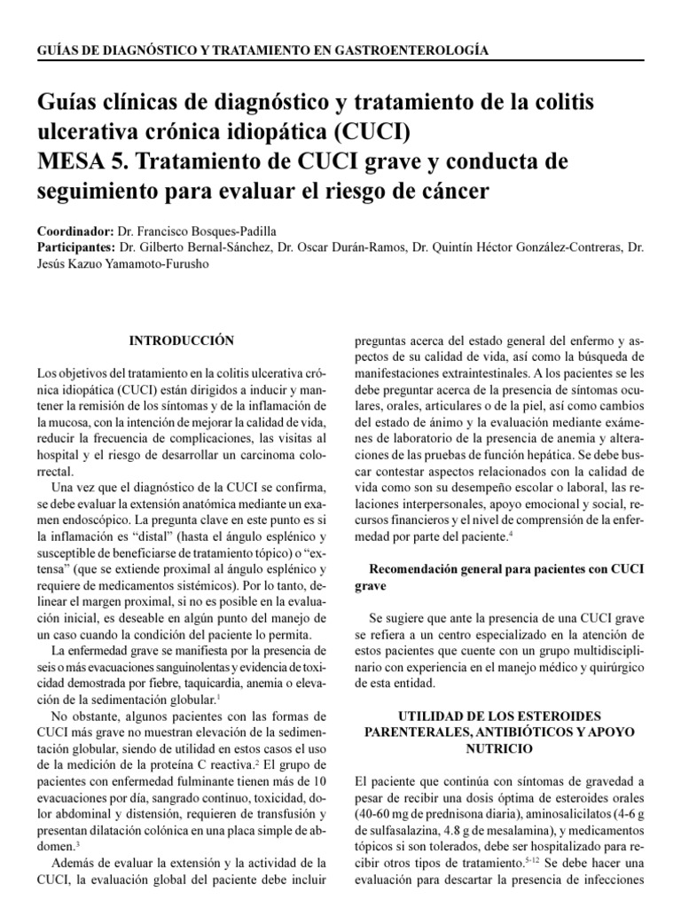 Cuci 05-Tratamiento Grave | PDF | Cáncer colonrectal | Cáncer