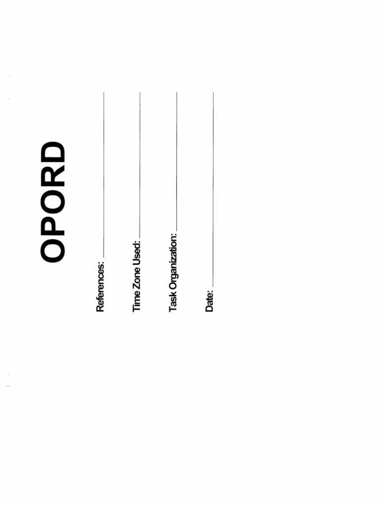 IBOLC 2015 Operation Order Portable Outline 5x8 Cards | PDF
