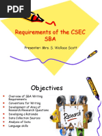 Caribbean History SBA Guidelines | PDF | Information | Human Communication