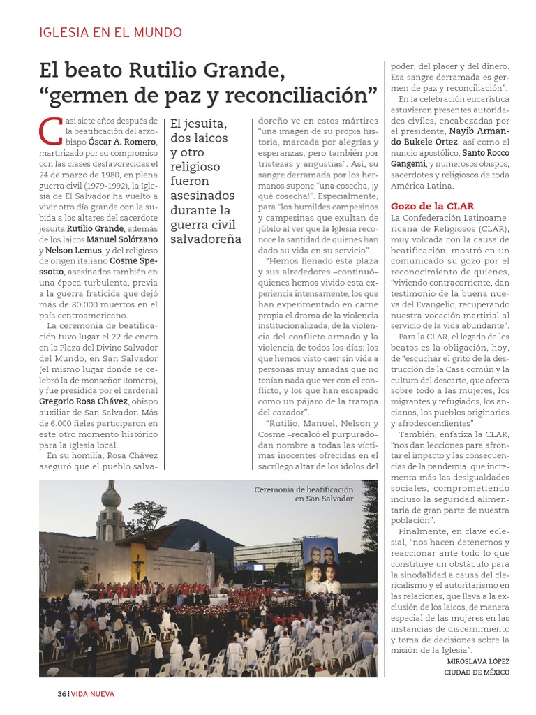 Rutilio Grande | PDF