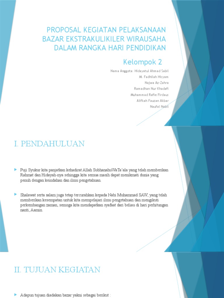 Proposal Kelompok 2 | PDF | Bisnis | Griya & Taman