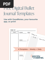 The Bullet Journal Reference Guide | PDF