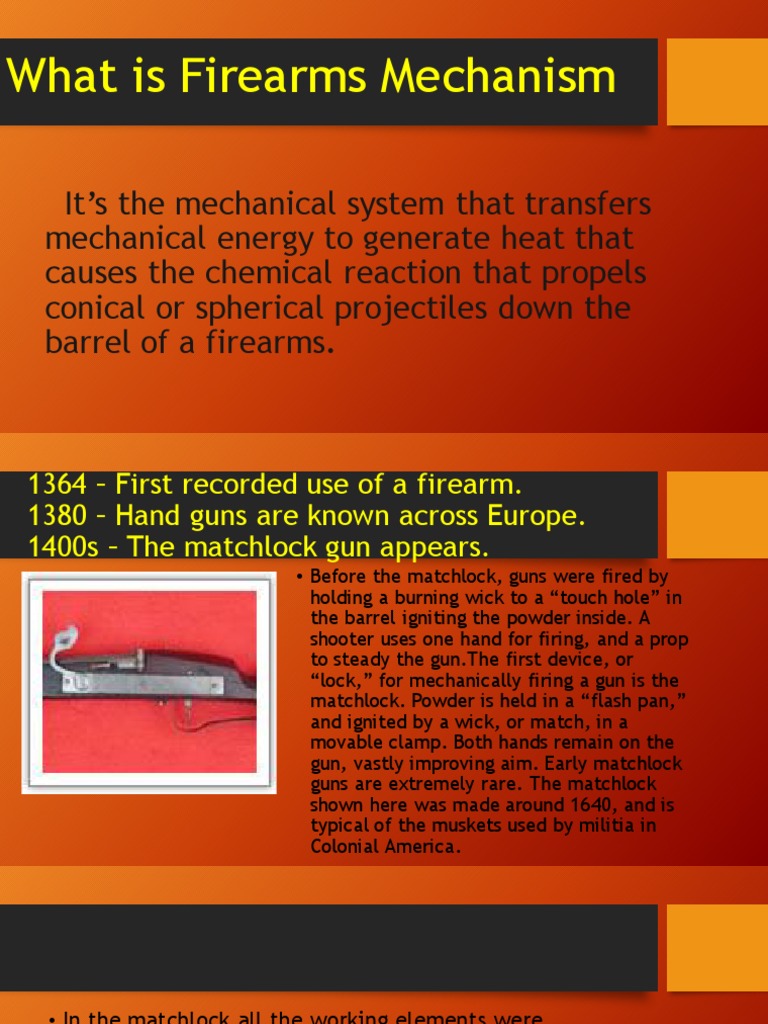 How firearms mechanisms work | PDF | Gun | Firearms