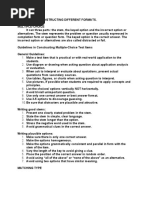 Writing Directions For Tests | PDF | Multiple Choice | Test (Assessment)