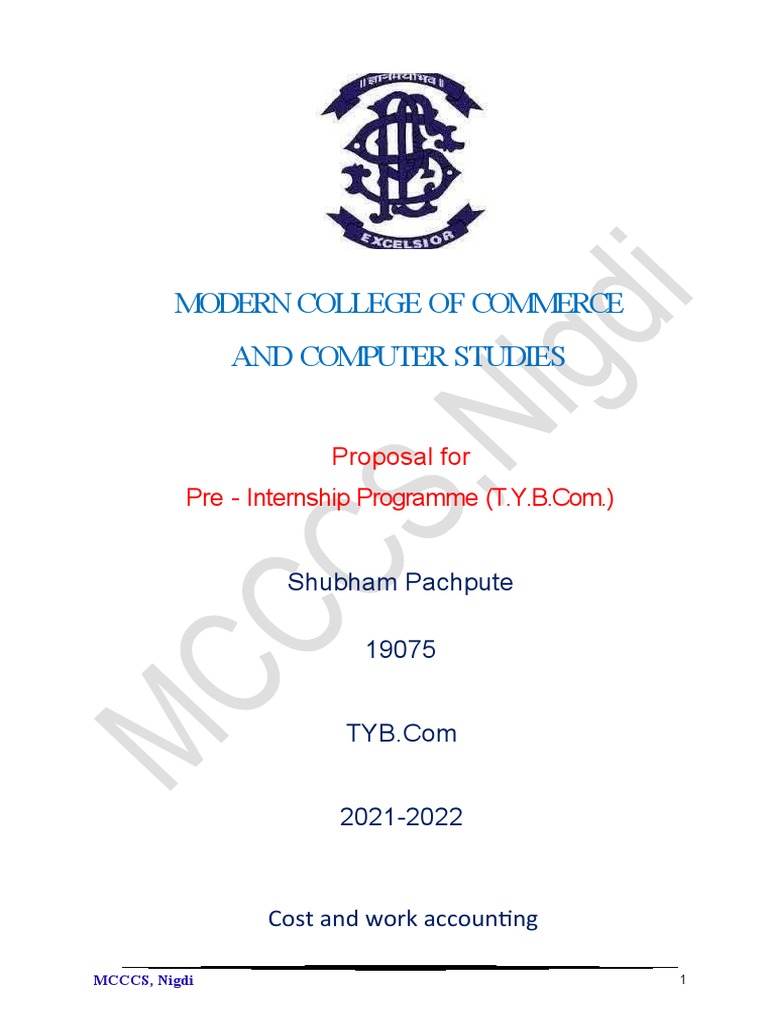 Final Internship Project | PDF