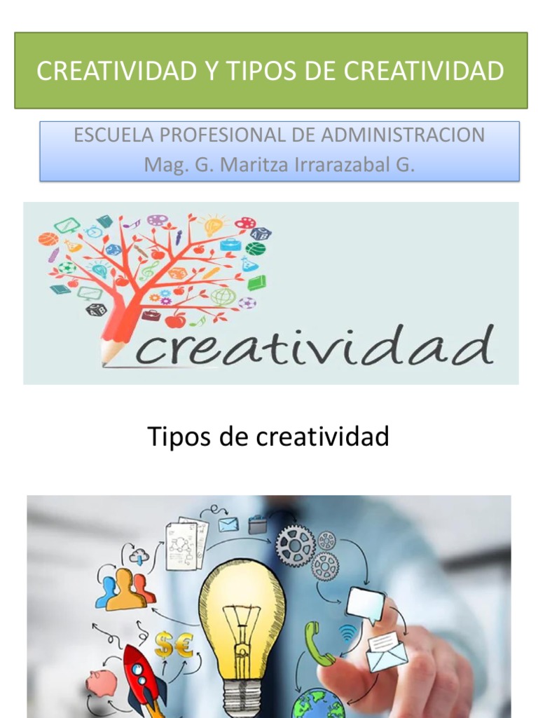 Tipos de Creatividad | PDF | Creatividad | Sicología