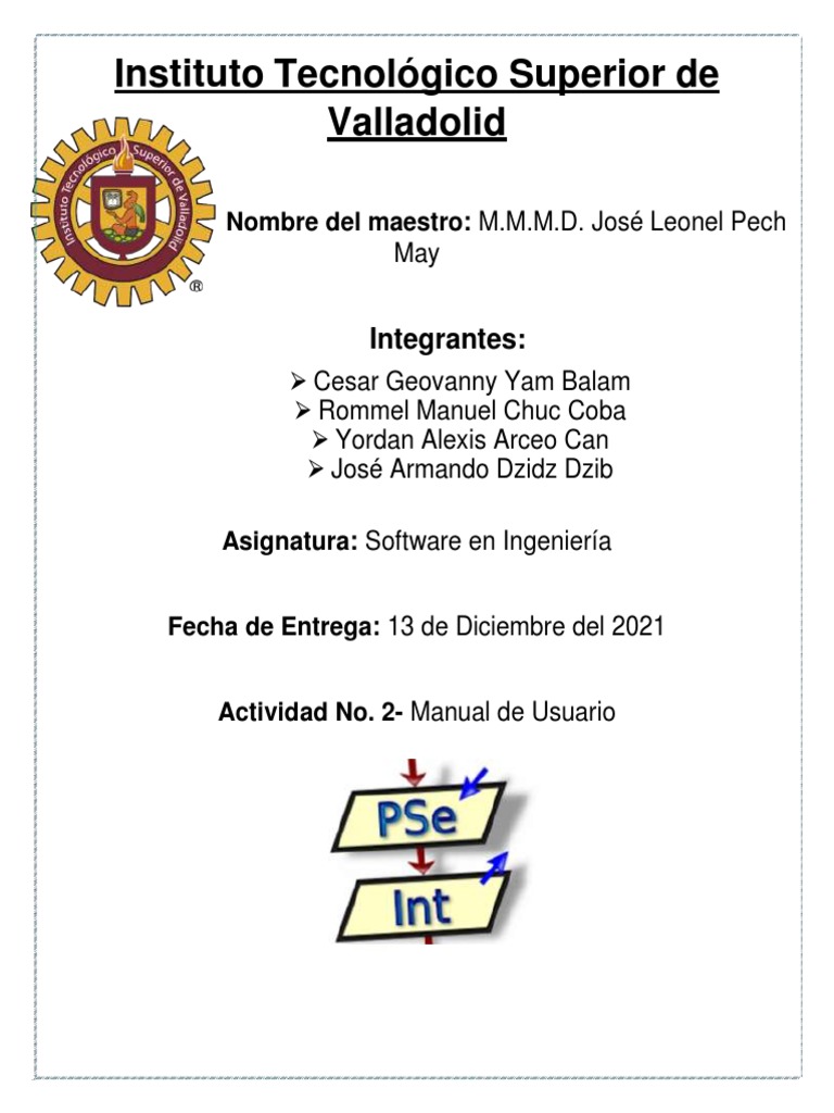 Manual de Usuario PSeint | PDF | Algoritmos | Programación