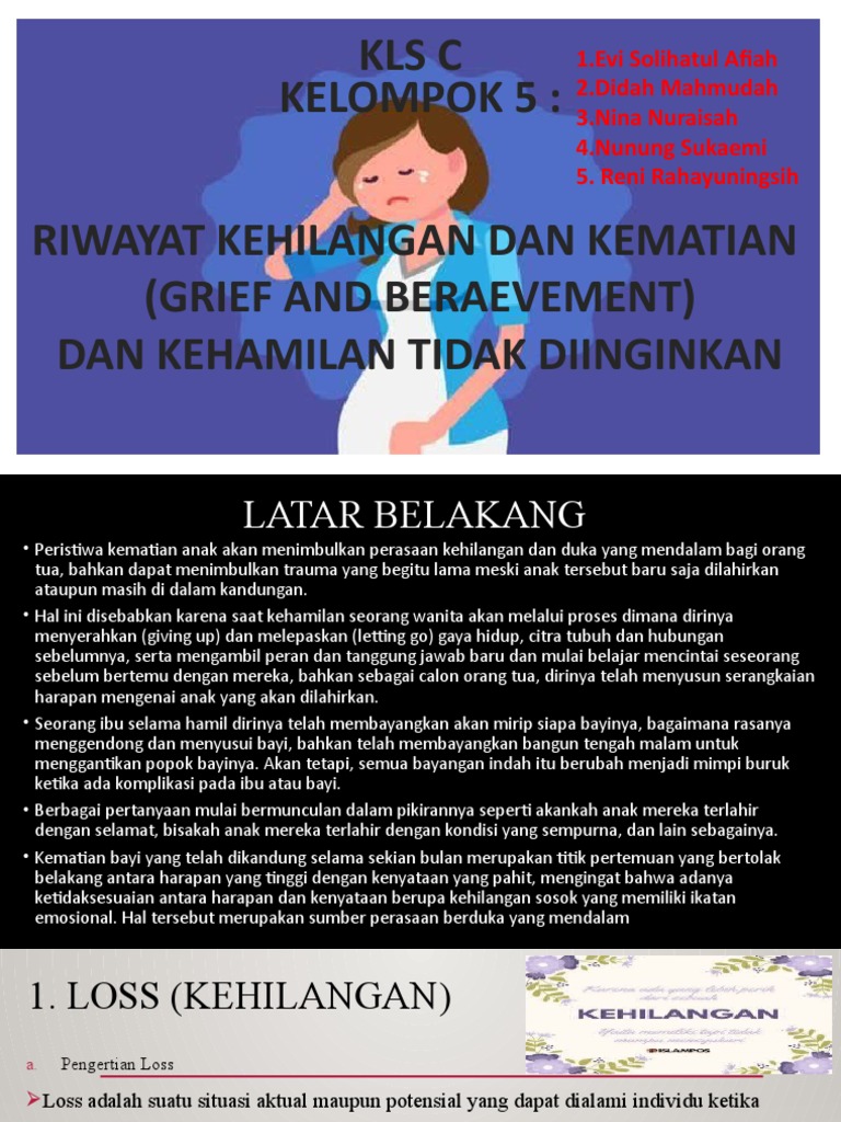 6 Kelompok 5 (Grief & Beraevement, KTD) | PDF