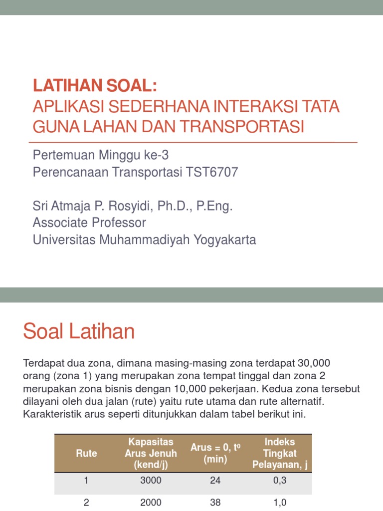 Kuliah Pertemuan 3a PT-2015 - Latihan Soal | PDF