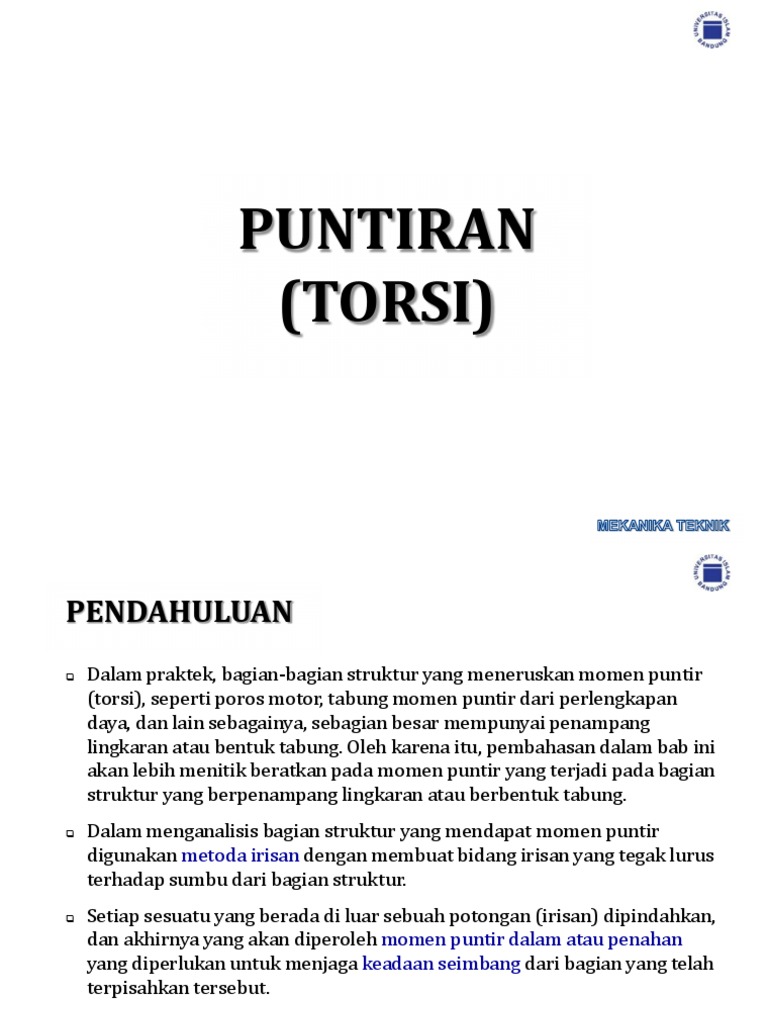 Puntiran | PDF | Sains & Matematika