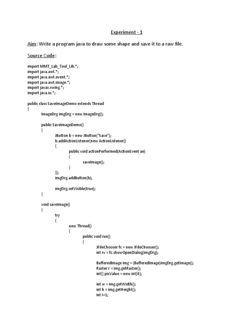 Java program to read BMP file header | PDF | Computing | Digital Technology