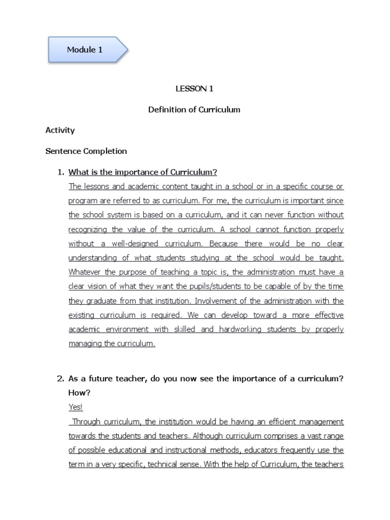 Enero - Chrisna Ian Lou M.-Bsed-Eng-3b-Ped-7-Module-1-Lesson-1 | PDF ...