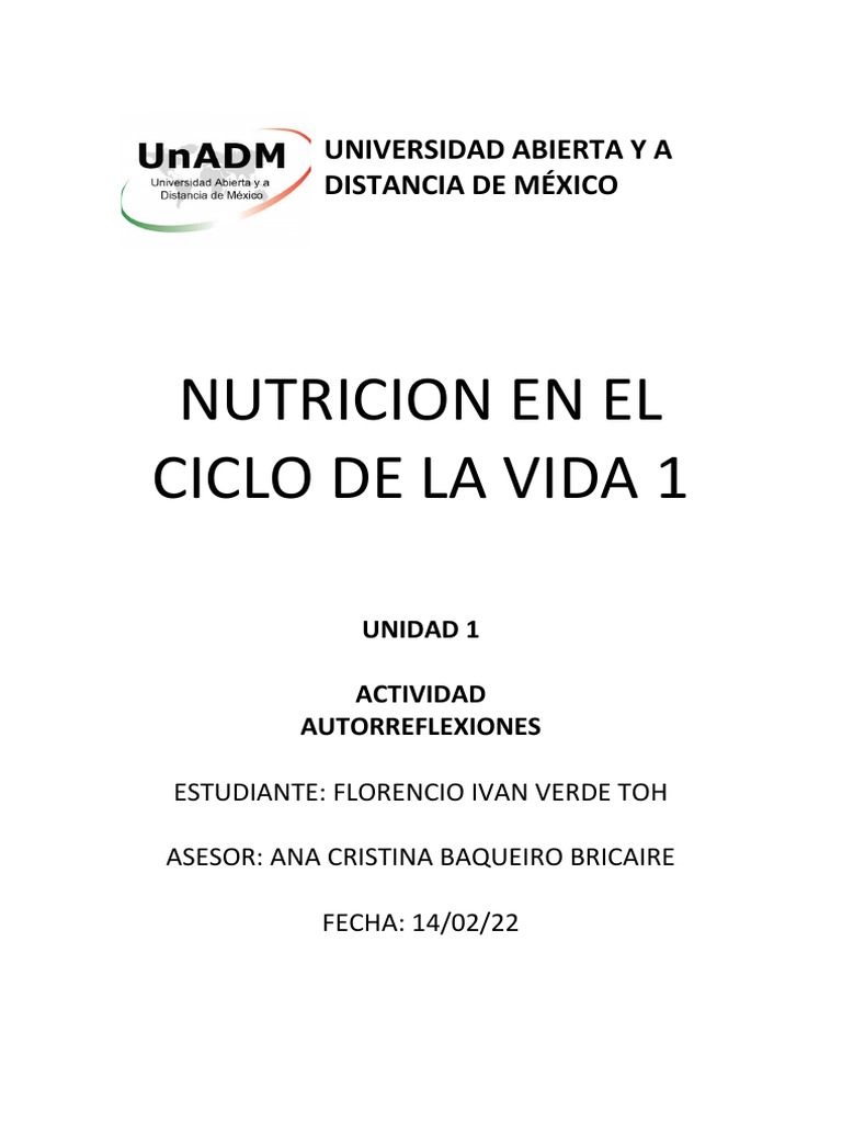 Ncv1 U1 Atr Flvt Pdf El Embarazo Amamantamiento