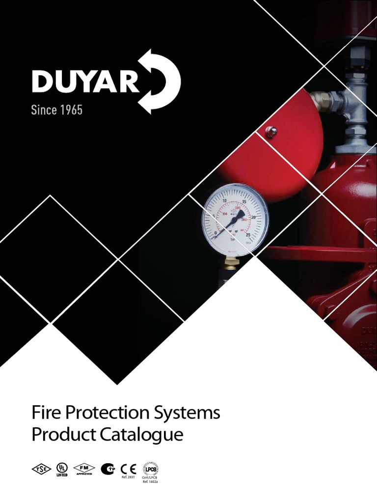 Brosur MCV, BCV & Sprinkler Head DUYAR | PDF | Valve | Fire Sprinkler ...
