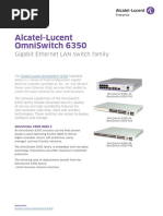 Omniswitch 6360 Datasheet en | PDF | Computer Network | I Pv6