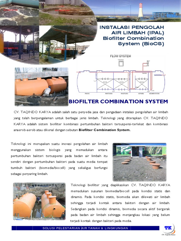 Brosur Taqindo STP IPAL | PDF