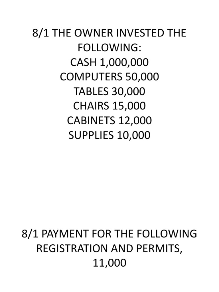 Sample Transactions A | PDF