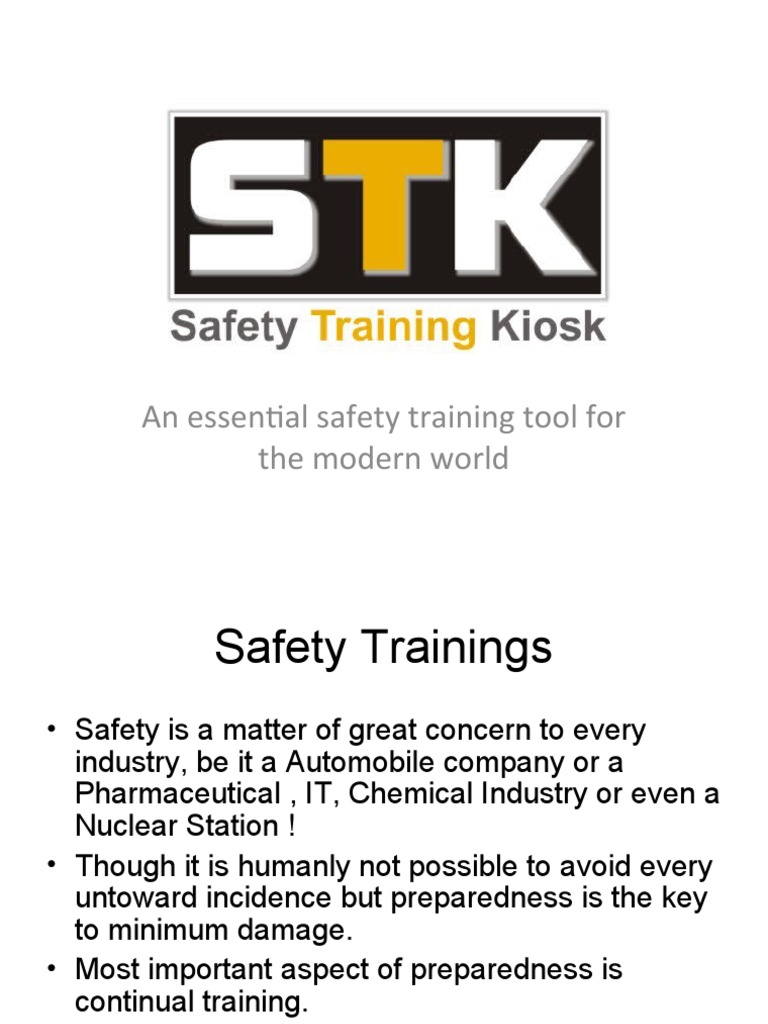 Stk-Safety Training KIOSK | PDF | Photograph | Computing