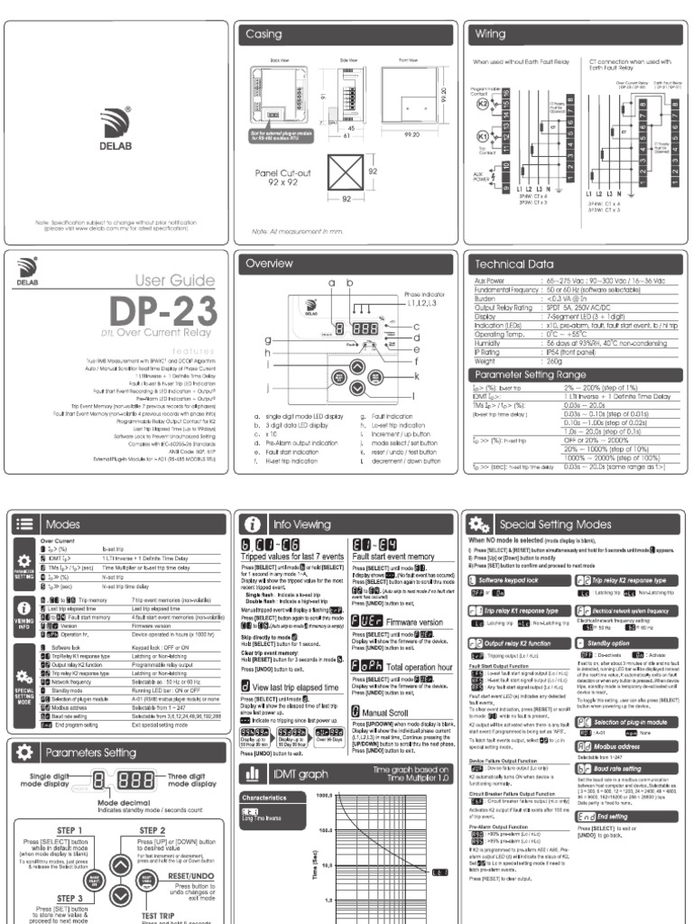 DP 23 (Manual) | PDF