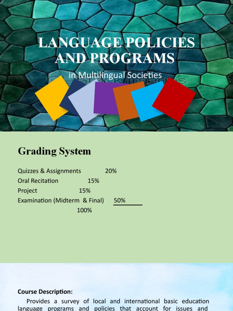 Language Policies and Programs: in Multilingual Societies | Download ...