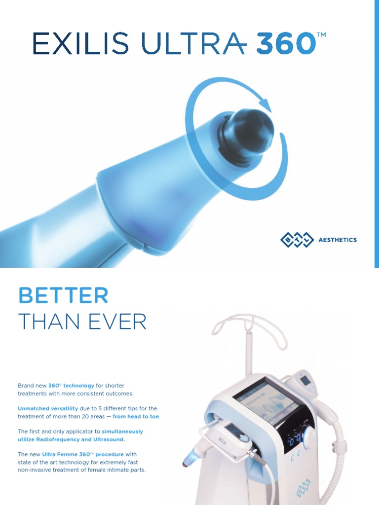 Exilis Ultra 360 Full Brochure | PDF | Labia | Medicine