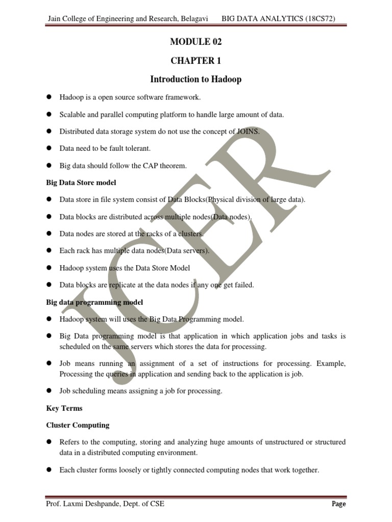 An Introduction to Hadoop: Exploring its Distributed Data Storage System, Programming Model ...